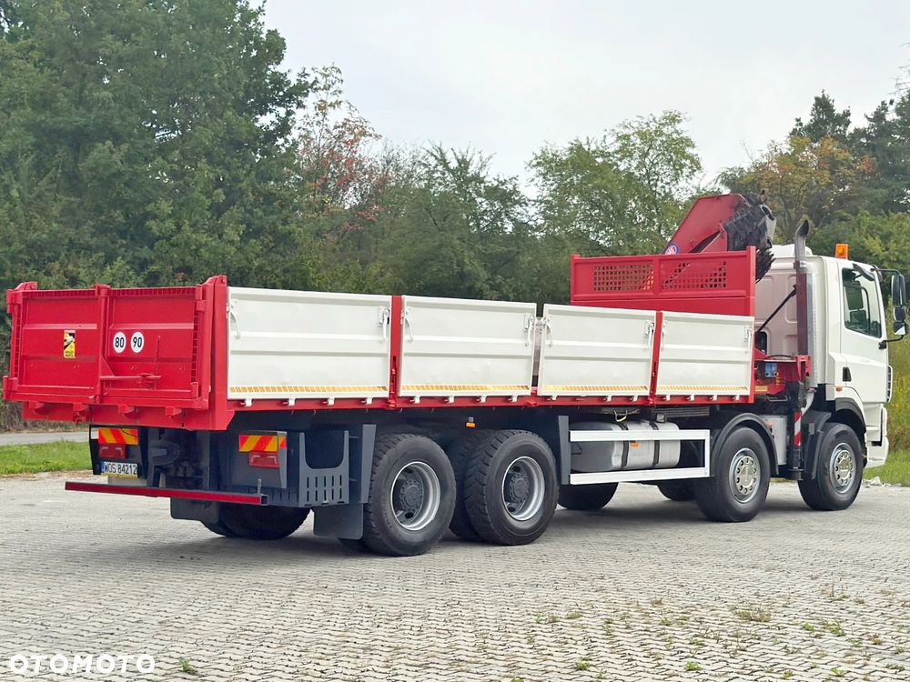 Używany DAF CF 85.380 * Wywrotka 7,20 m + HMF 2823 K6 (B3) + PILOT ...