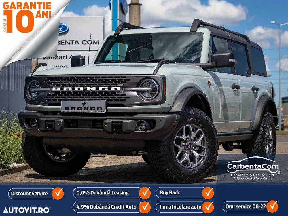 Nou Ford Bronco 2023 - 68 542,81 EUR, 22 km - Autovit.ro