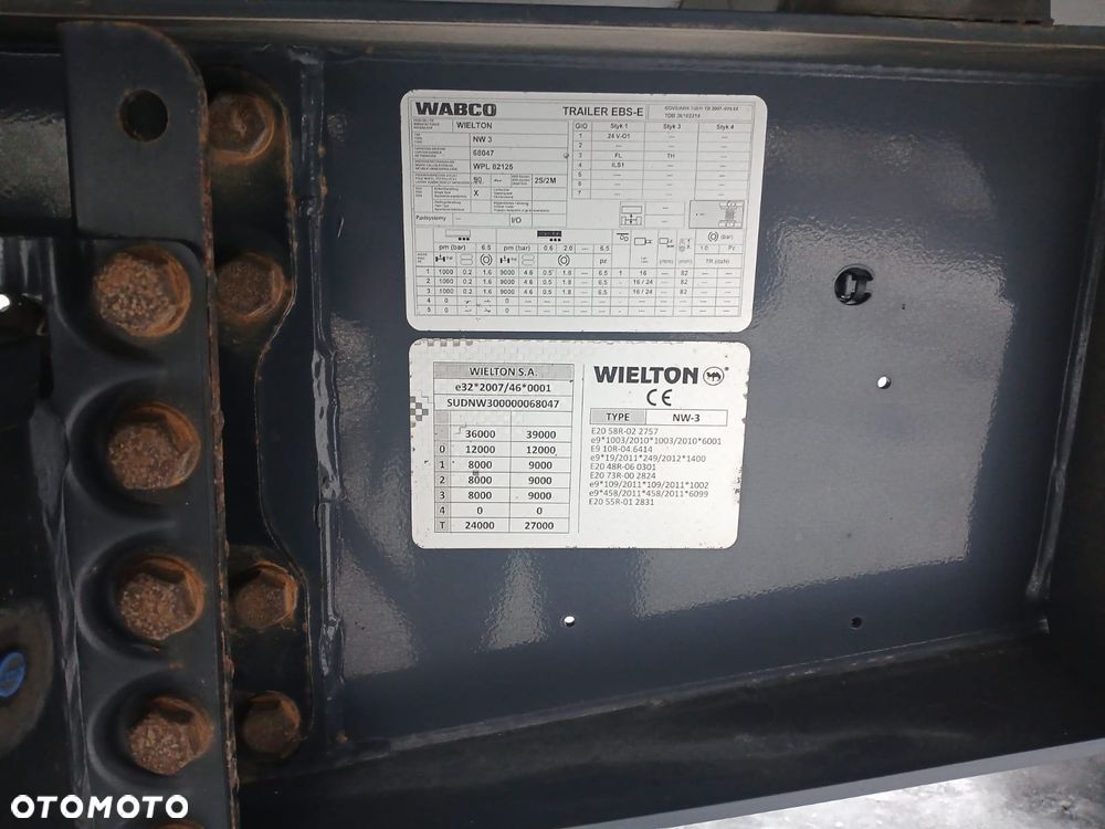 Używany Wielton NW-3 2018 - 116 235 PLN - Otomoto.pl