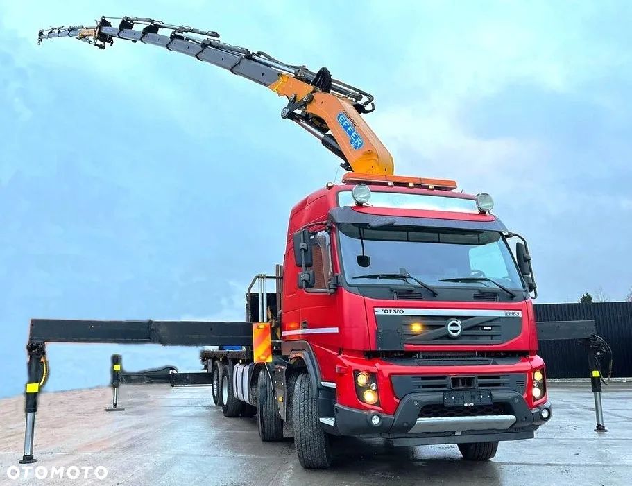Używany Volvo FMX 500 8x2 EFFER 585 FLY JIB WCIĄGARKA 2011 - 658 050 ...