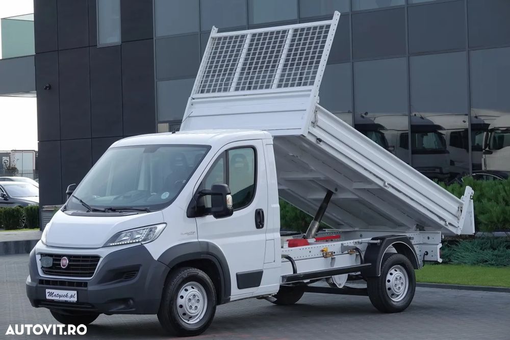 Utilizat Fiat DUCATO / 2.3D / BASCULAN ALUMINIU 3.2M / AER CONDIȚIONAT ...