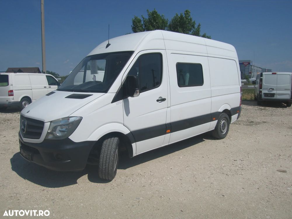 Utilizat Mercedes-Benz SPRINTER 313 CDI , 7 LOC. DUBA MIXTA , AC. 2014 ...