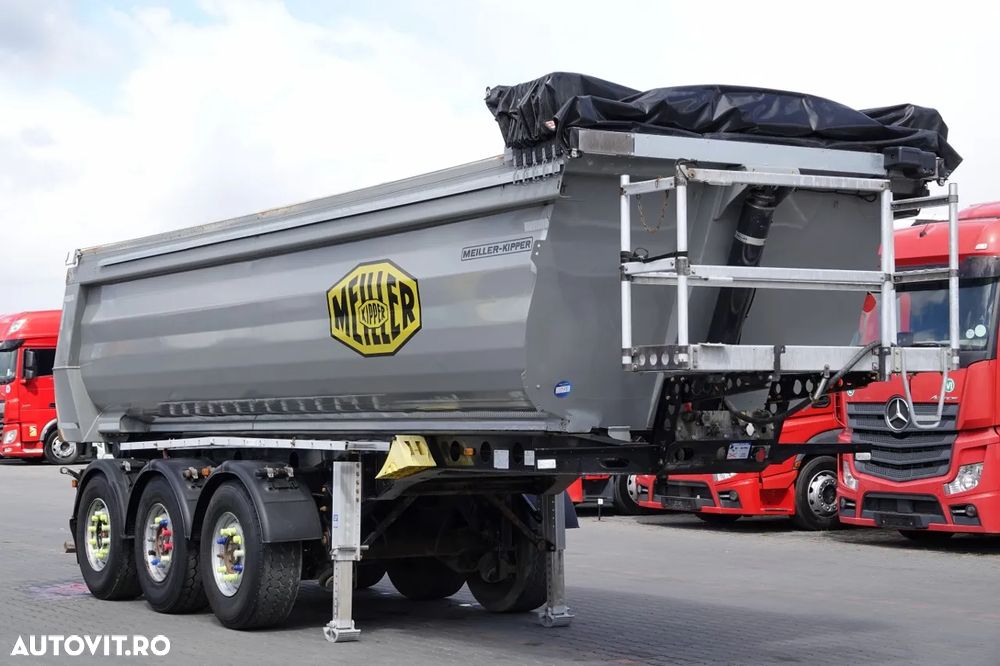 Utilizat Meiller KIPPER / TIPPER 24 mc / OȚEL / AXIE DE RIFAT / TUBE ...