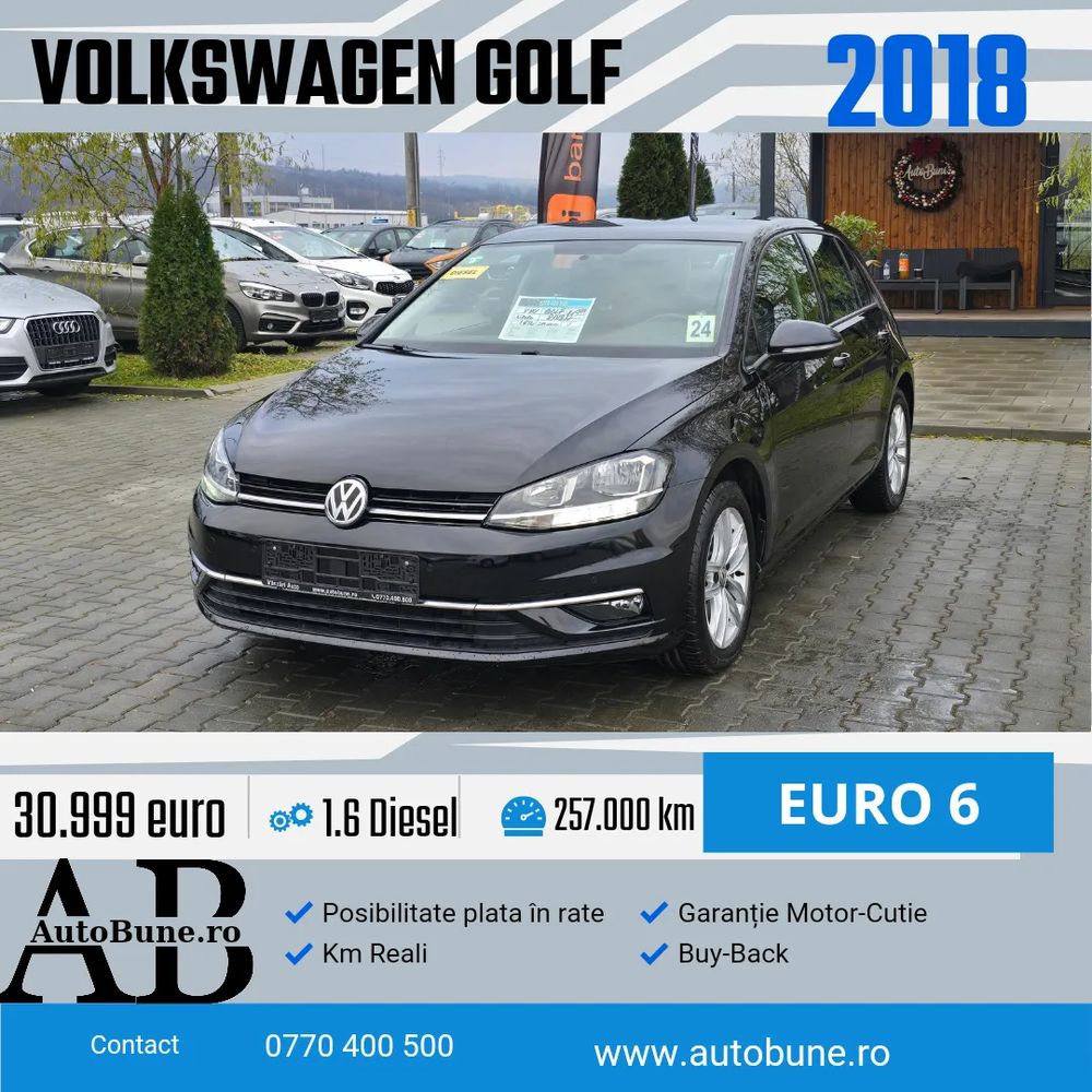 Utilizat Volkswagen Golf 2018 - 10 999 EUR, 257 000 km - Autovit.ro