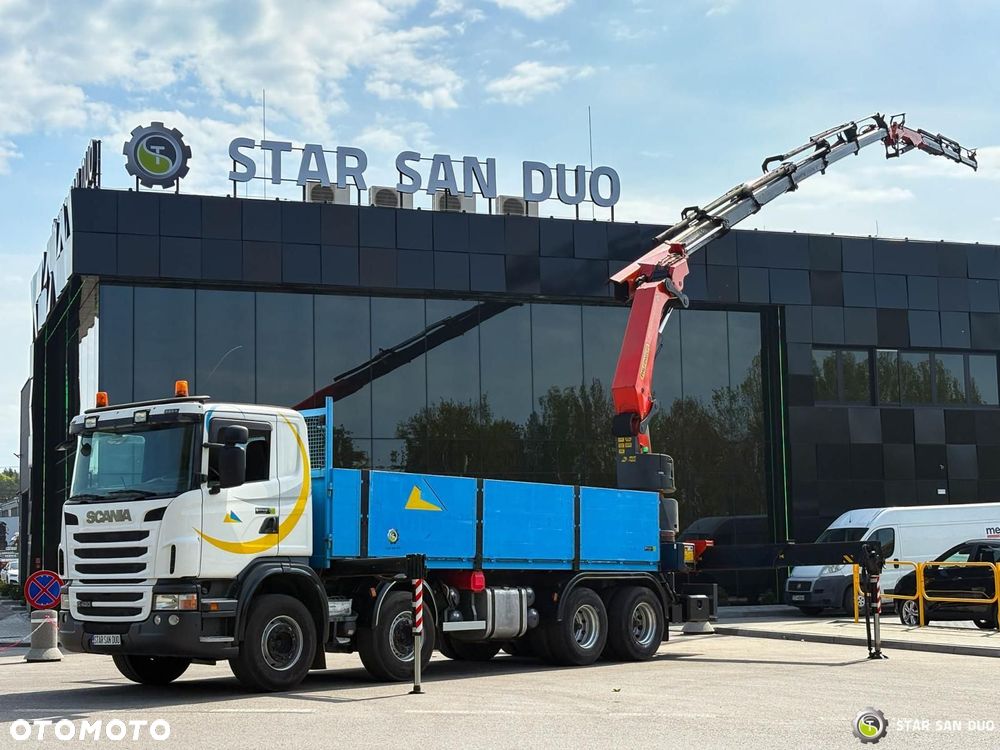 Używany Scania G480 8x4 PALFINGER PK 50002 Żuraw 5200 h 2010 - 584 250 ...