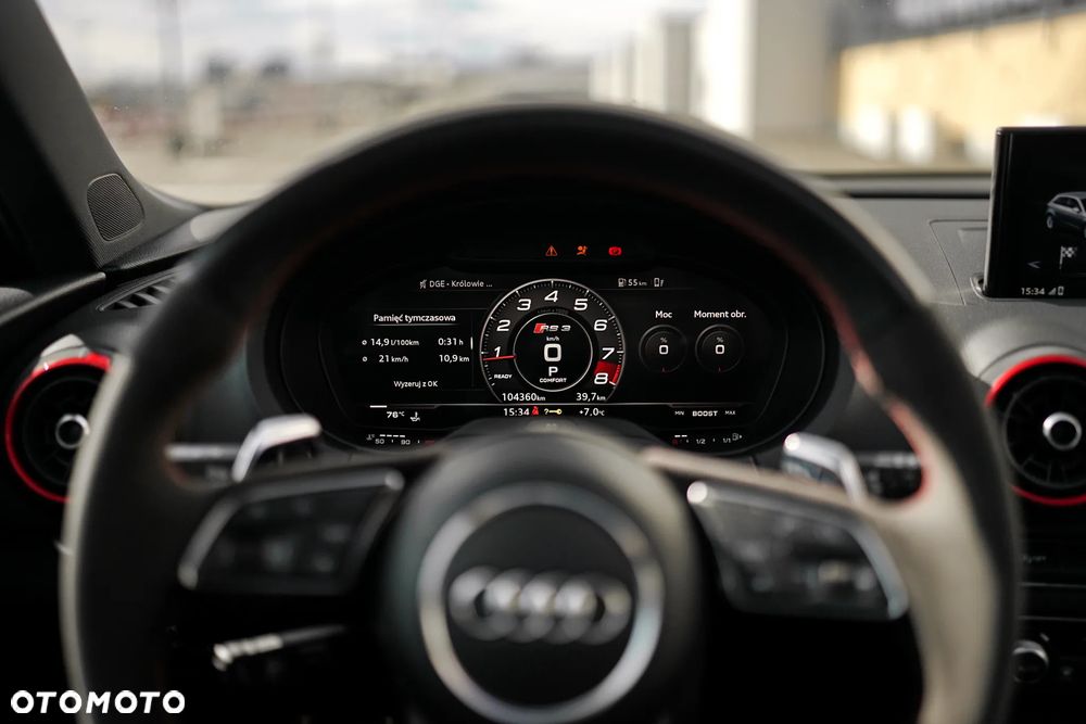 Używany Audi RS3 Sportback 2019 - 135 300 PLN, 107 360 km - Otomoto.pl