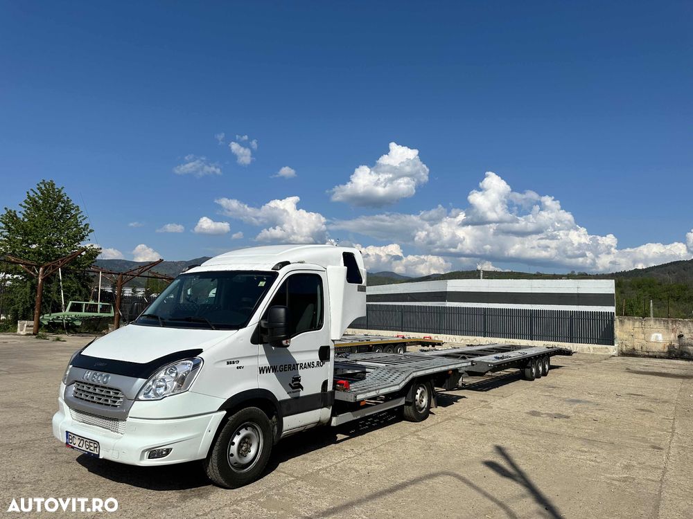 Utilizat Iveco Daily 35S17 + platforma dubla 2012 - 15 000 EUR, 499 000 ...