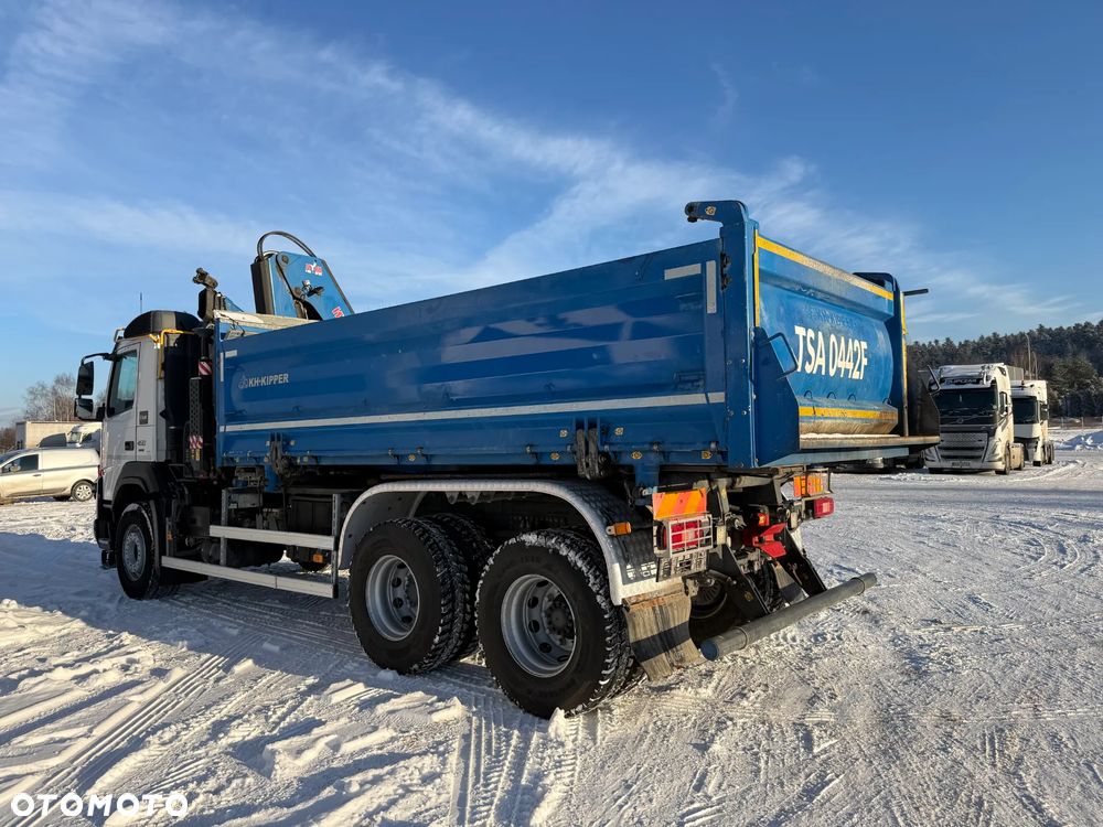 Używany Volvo FMX 450 6x4 HDS Hyva HB-210 KH-KIPPER 3-str Hydroburta ...