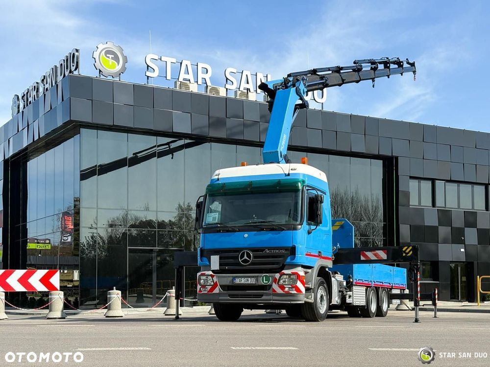 Używany Mercedes-Benz ACTROS 2646L 6x4 PALFINGER 36002 Żuraw Wciągarka ...