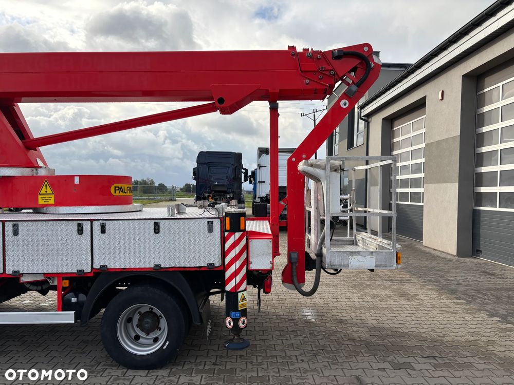 Używany MAN TGL podnośnik koszowy PALFINGER BISON TKA 28 KS (Ruthmann ...