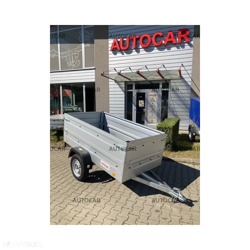 Nou Autocar Remorca TPV cu o singura axa nefranata cu obloane duble ...