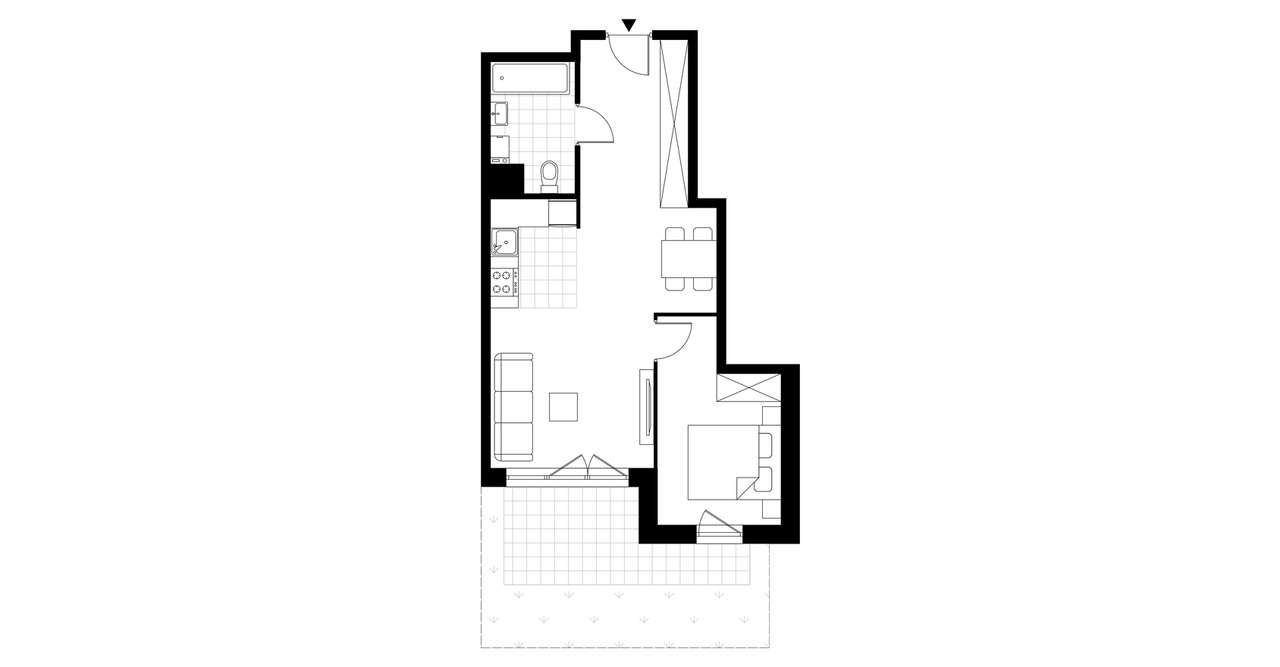 2 pokoje - Stan inwestycji: w budowie - Powierzchnia: 46,91 m² - Piętro ...