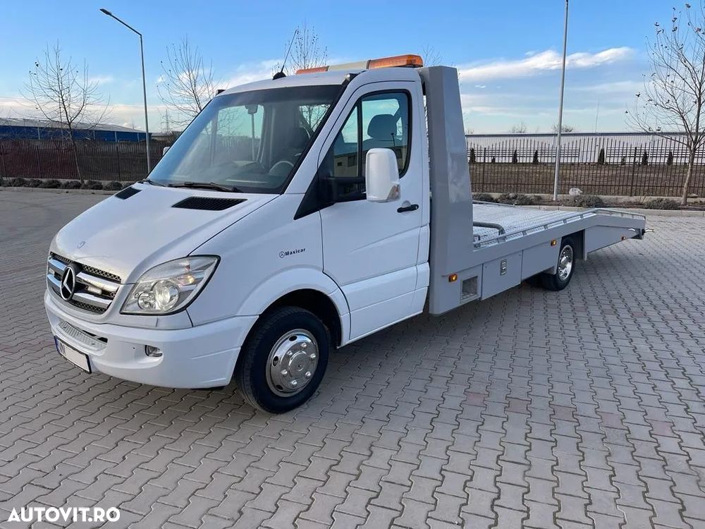 Utilizat Mercedes-Benz Sprinter 418 419 Autoplatforma Tractari 2010 ...