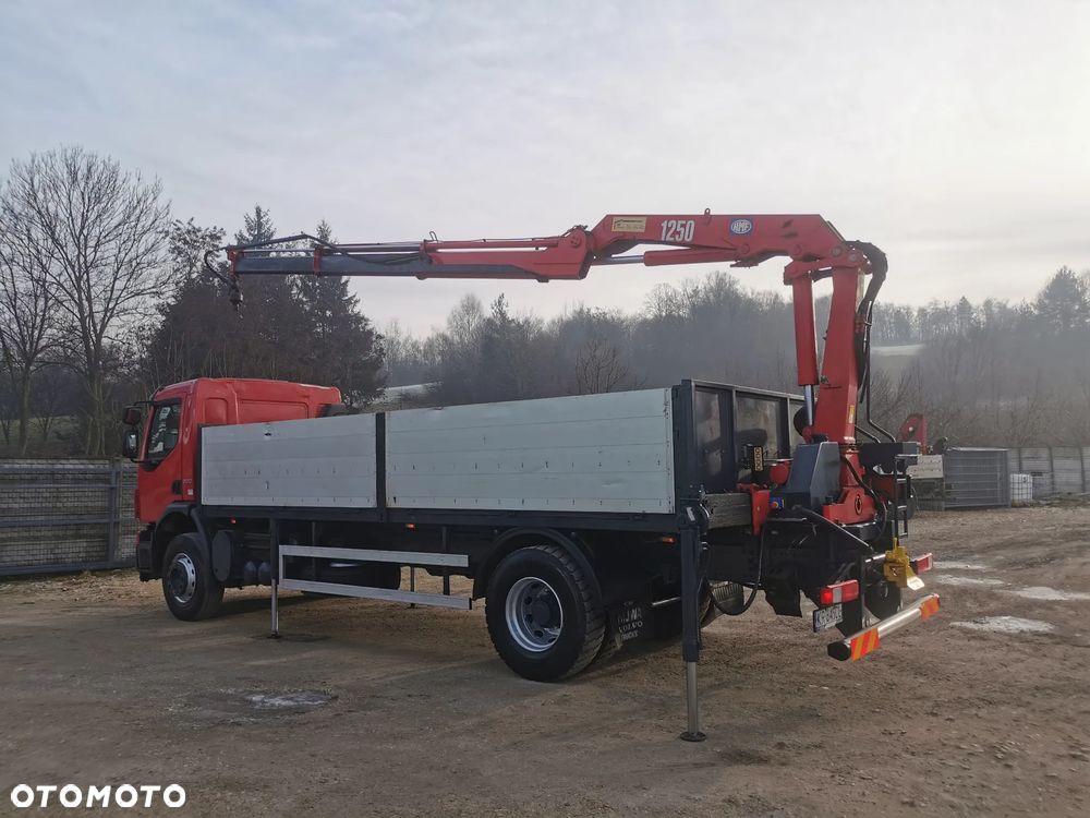Używany Volvo FE 320 żuraw HDS HMF 1250K2 rotator 4 podpory koła 315 ...
