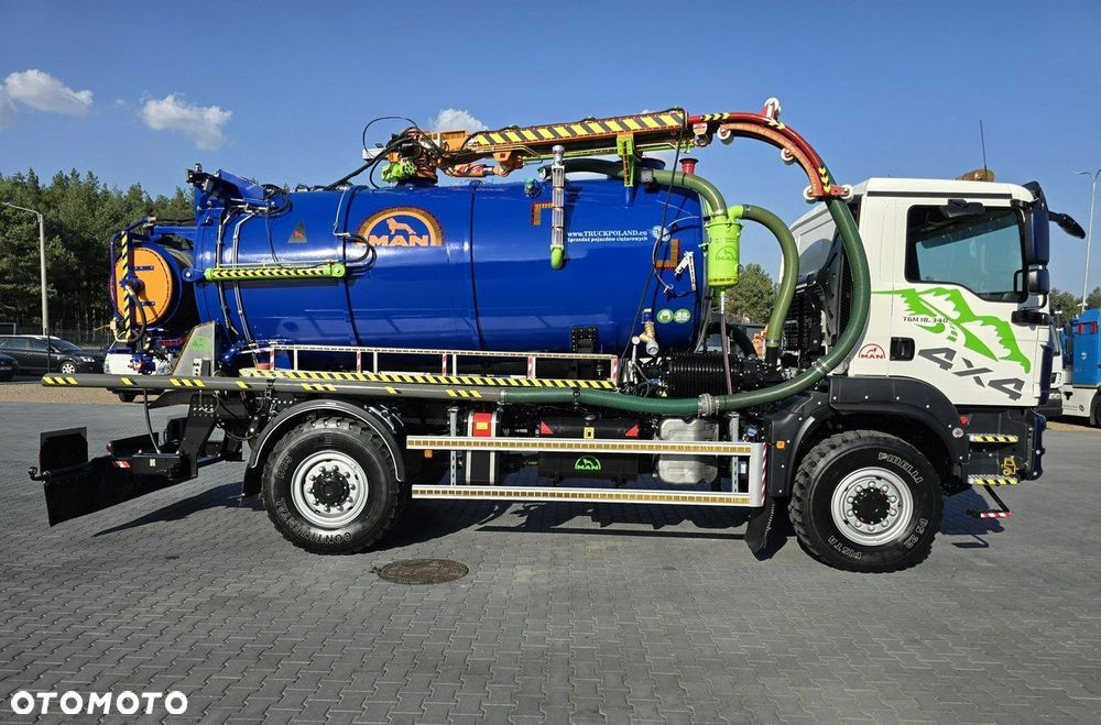 Używany MAN 4x4 WUKO GAMON PW8 do zbierania odpadów płynnych separatorów 2014 - 904 050 PLN, 104 ...