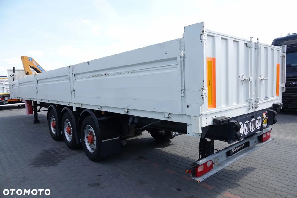 Używany Samro NACZEPA BURTOWA / + HDS EFFER 95-3S - WYSÓW : 9 METRÓW ...
