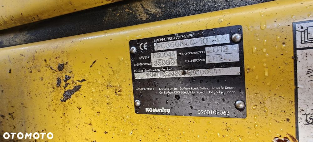 Używany Komatsu PC360 2012 - 221 400 PLN - Otomoto.pl