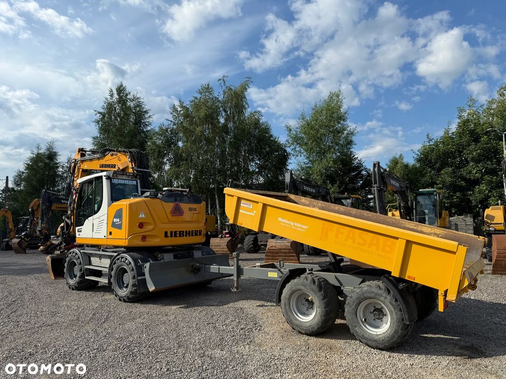 Używany Liebherr 914 Compact Rototilt + Szczypce Przyczepa 2017 - 398 ...