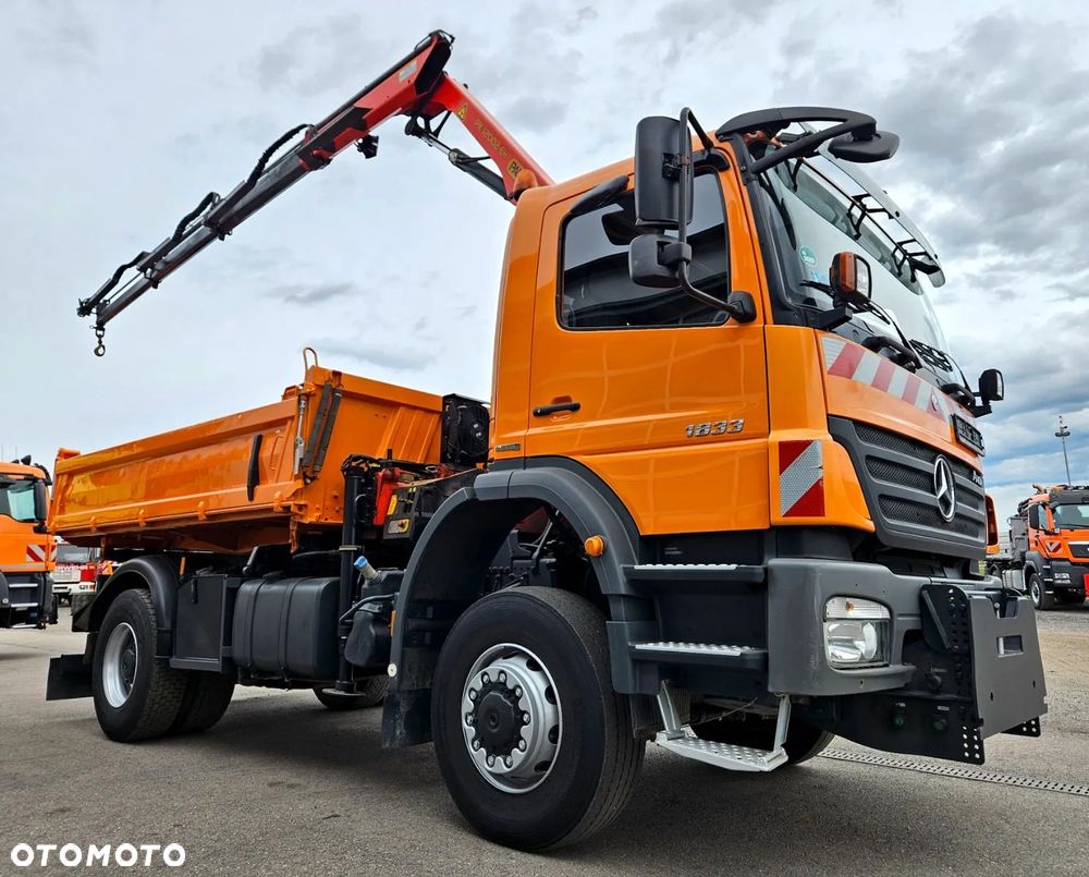 Używany Mercedes-Benz AXOR 1833 | 4X4 | KIPER | PALFINGER 2008 - 249 ...