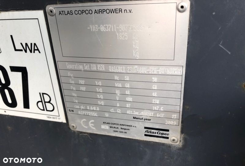 Używany Atlas Copco QAS 60 2009 - 27 300 PLN - Otomoto.pl