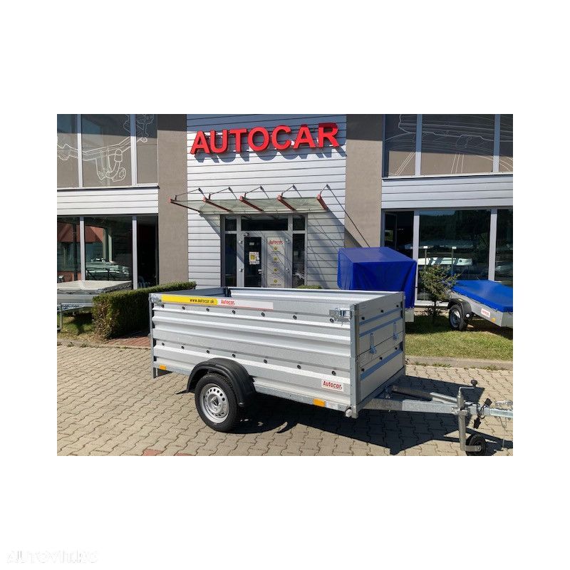 Nou Autocar Remorca basculabila fara siste de franare cu o singura axa ...