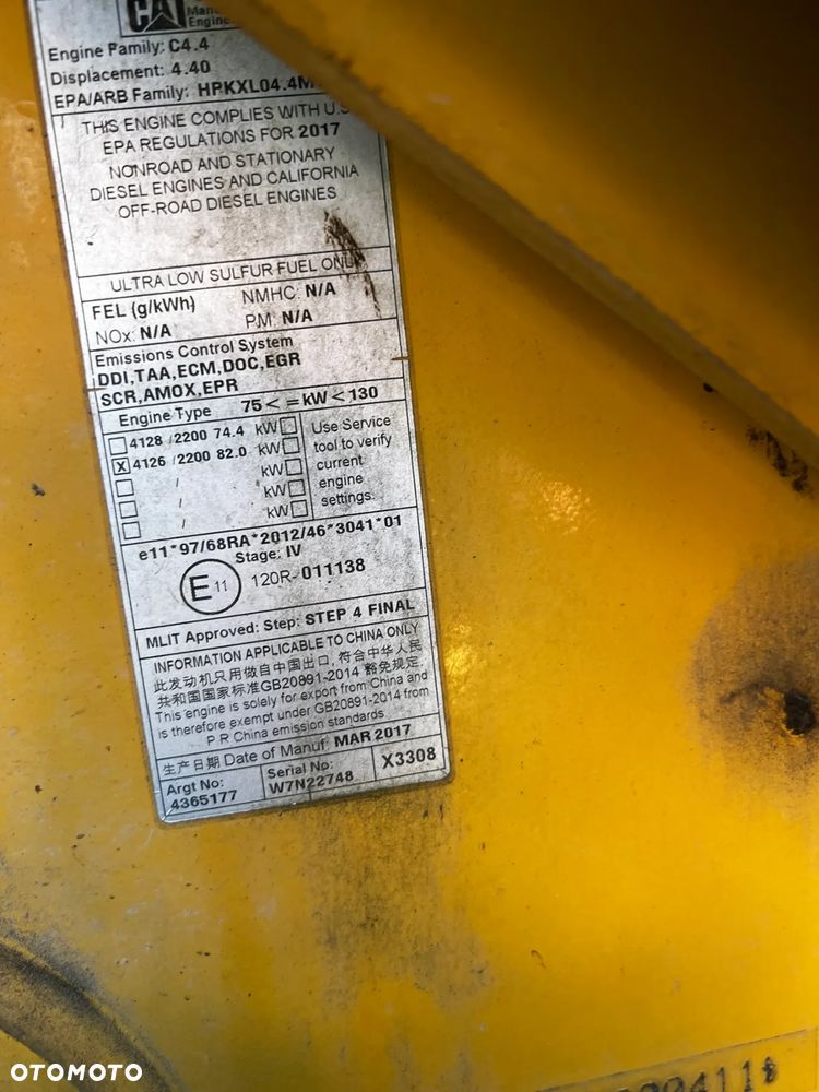Używany Caterpillar Caterpillar 444 F2 432 F2 BRUTTO 2017 - 269 000 PLN ...