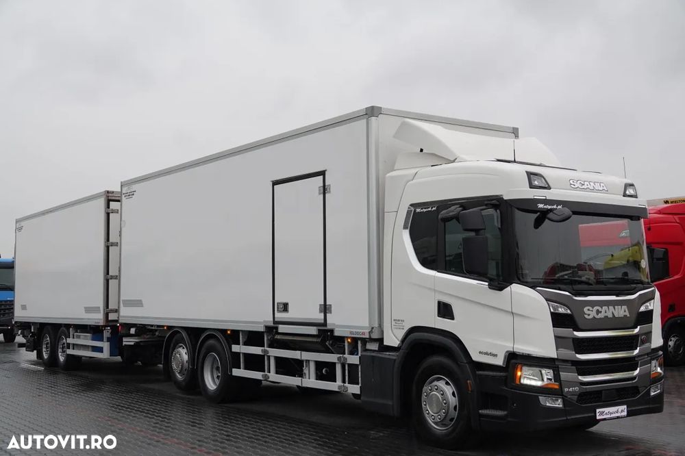 USED Scania P 410 / FRIGORIFER / SET TANDEM / TRANSPORTABLE / FRIGO ...