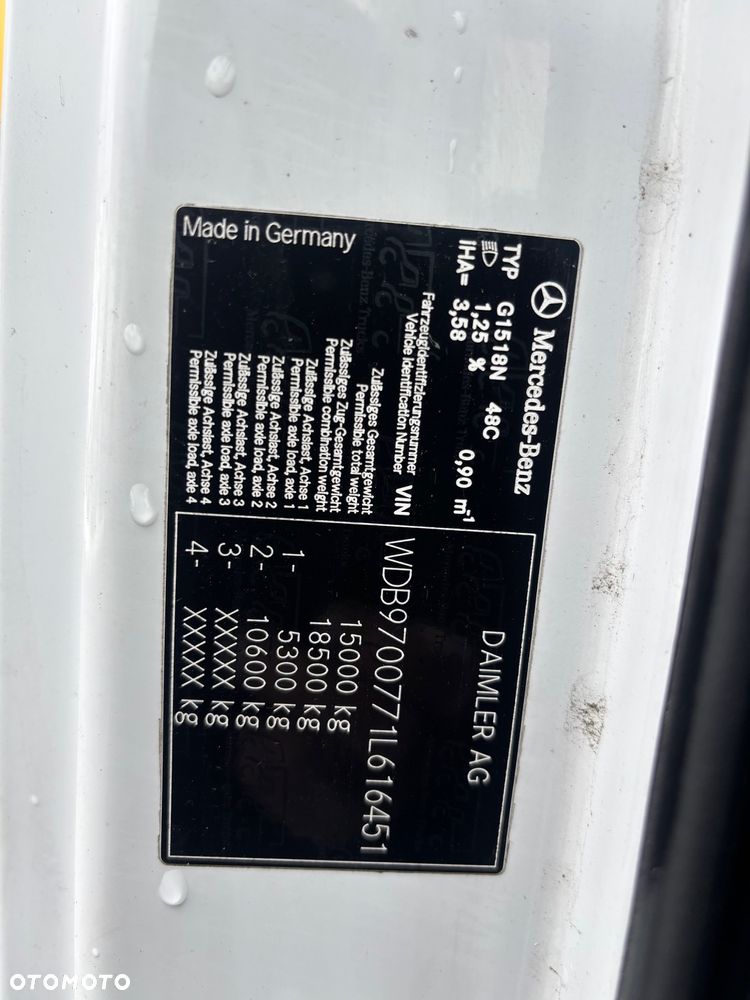 Używany Mercedes-Benz ATEGO 1518,,1523,,1524,,1218,,1221,,1223,,1224 ...