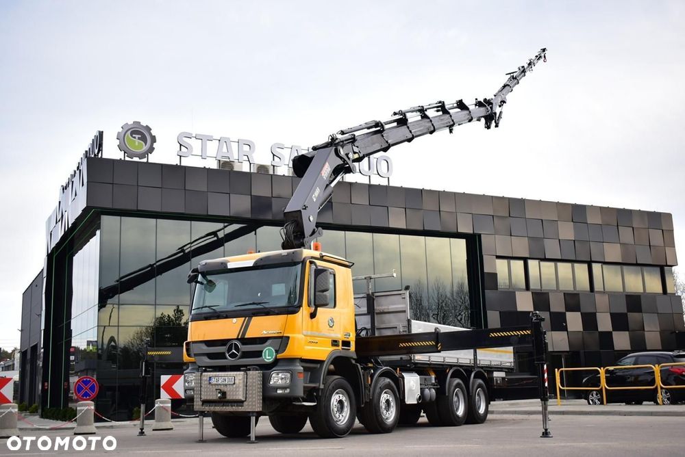 Używany Mercedes-Benz ACTROS 3546 8x4 HIAB 622 Fly Jib HDS Żuraw ...