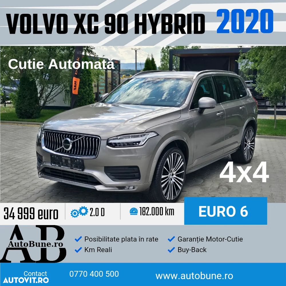 Utilizat Volvo XC 90 2020 - 34 997,90 EUR, 182 000 km - Autovit.ro
