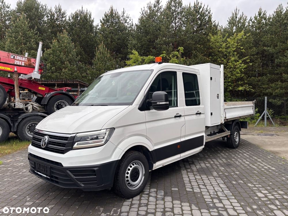 Używany Volkswagen Crafter 2018r podwójna kabina wywrotka SPROWADZONY ...