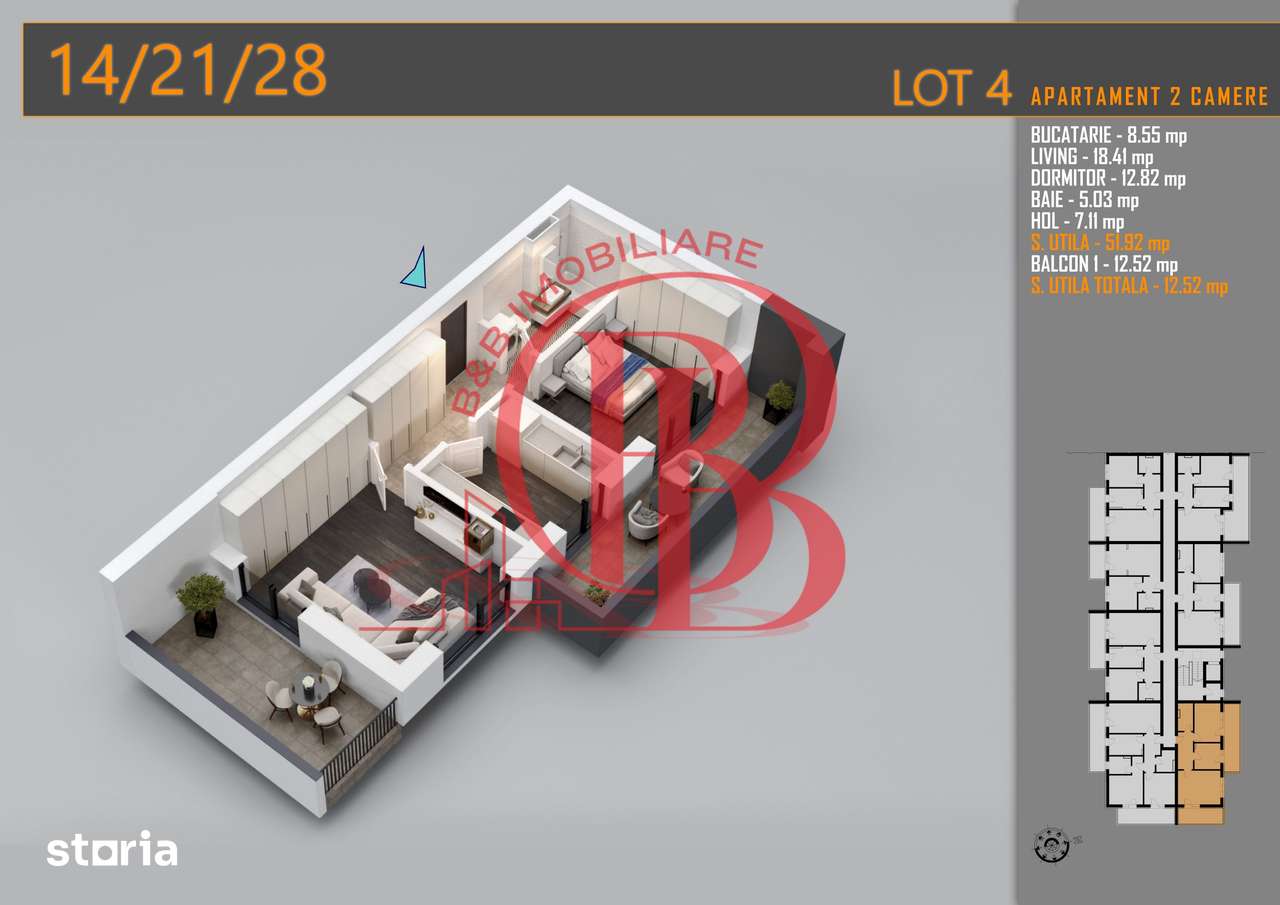 2 camere, apartament de vanzare - Bucuresti (judet), Sectorul 3 ...