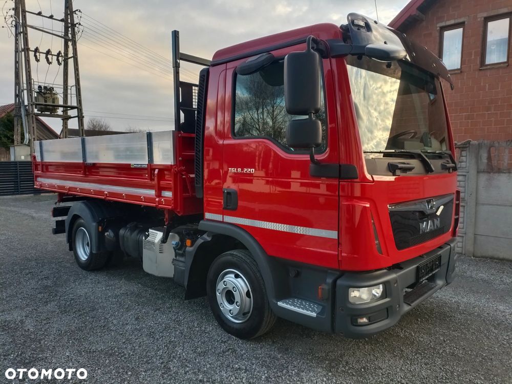 Używany MAN TGL 8.220* Meiller Kipper* Resor* Manual* Klima* Navi* Nie ...