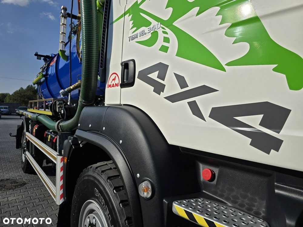 Używany MAN 4x4 WUKO GAMON PW8 do zbierania odpadów płynnych separatorów 2014 - 904 050 PLN, 104 ...