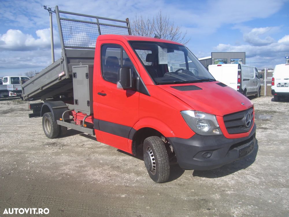 Second hand Mercedes-Benz SPRINTER 513 CDI , 3 LOC. BASCULABIL , AC ...