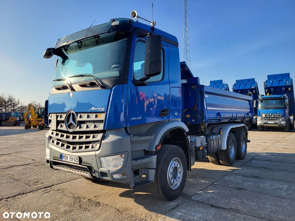 Używany Mercedes-Benz AROCS 2645 6x4 wywrotka Meiller z Niemiec 2014 ...
