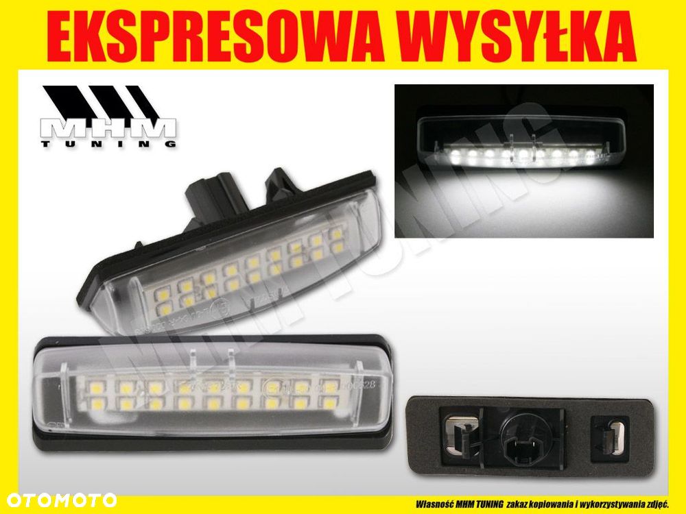 Nowy Lampki tablicy rejestracyjnej - 95 PLN - Otomoto.pl