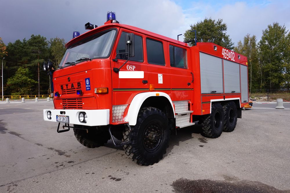 Używany Star Star 266 6x6 Pożarniczy Straż Strażacki Pożarna Pożarniczy ...
