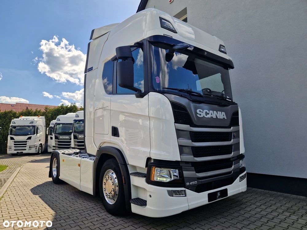 Używany Scania R450 Nowa Hydraulika HYVA 4 poduszki Alu Felgi Retarder ...