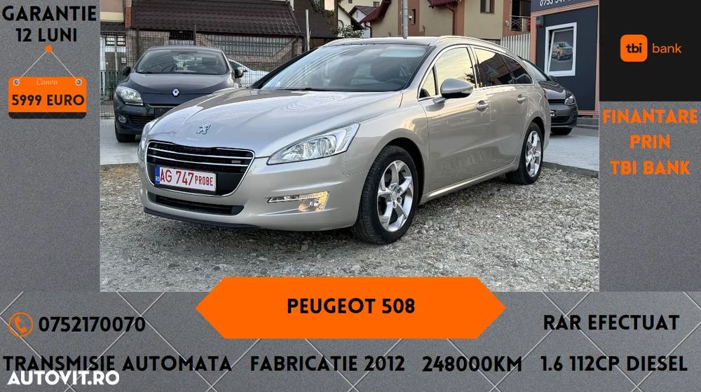 Second hand Peugeot 508 - 5 999 EUR, 248 000 km - Autovit