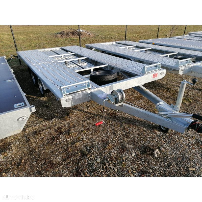 Nou Autocar Platforma trailer auto drept roti 195/50R13C 1500-2700kg C ...