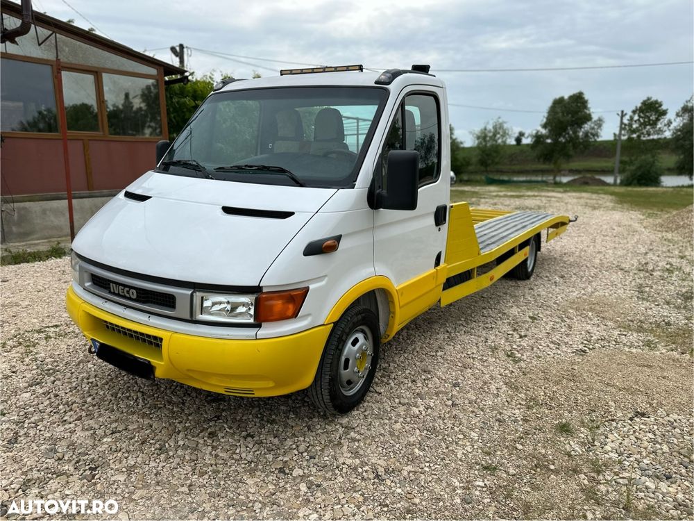 Second hand Iveco Daily platforma auto 5.70 Util 3500kg se conduce cu B ...