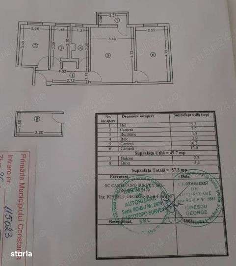3 camere, apartament de vanzare - Constanta (judet), Inel 1 - 9530771 ...