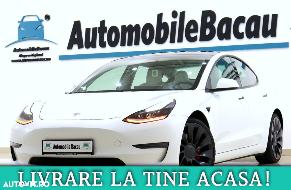 Second hand Tesla Model 3 - 54 989 EUR, 63 600 km, 2021 - autovit.ro