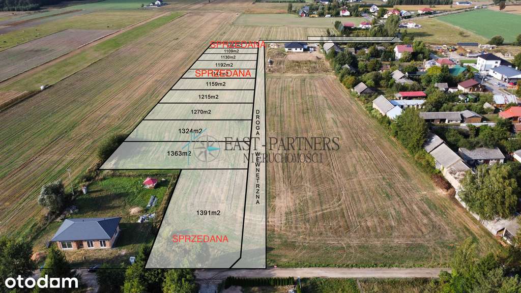 1 159 m², działka na sprzedaż - Turośń Kościelna, białostocki ...