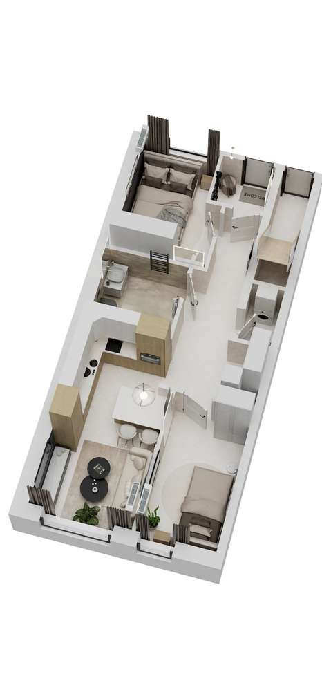 3 pokoje, mieszkanie na sprzedaż - Ruda Śląska, Halemba - 67614571 ...