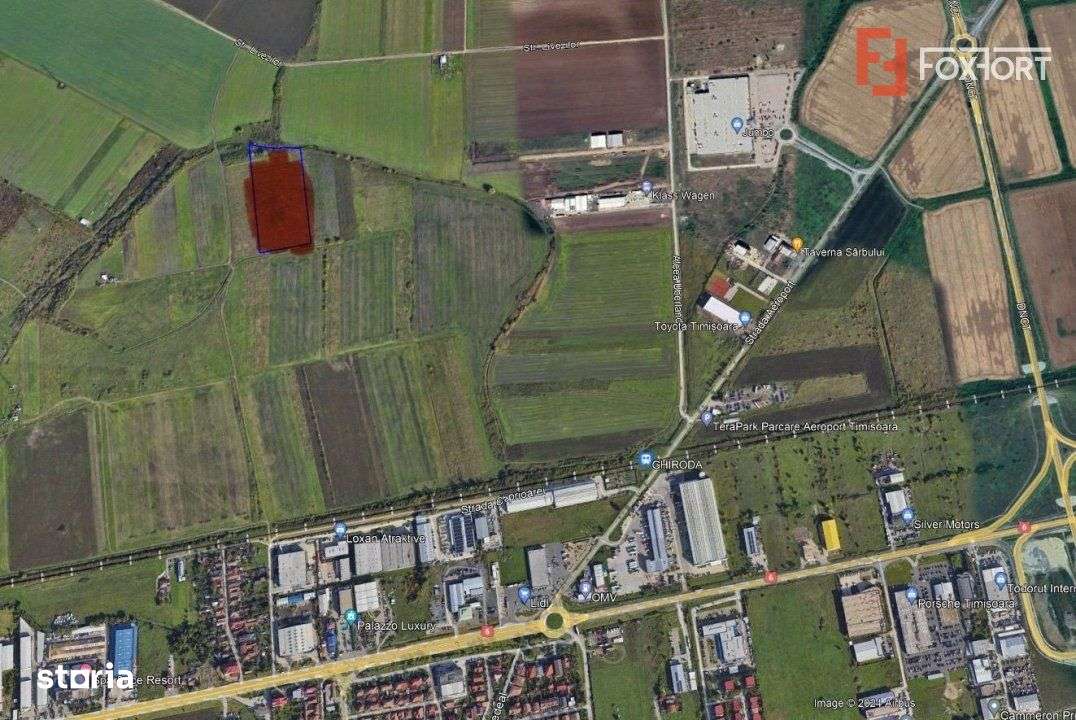 18 500 m², teren de vanzare - Timis (judet), Giarmata-Vii - 8953918 ...
