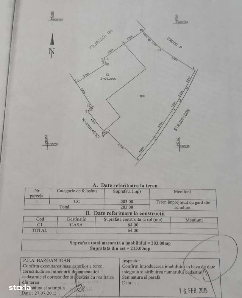 2 camere, casa de vanzare - Iasi (judet), Strada Cupidon - 10036081 ...