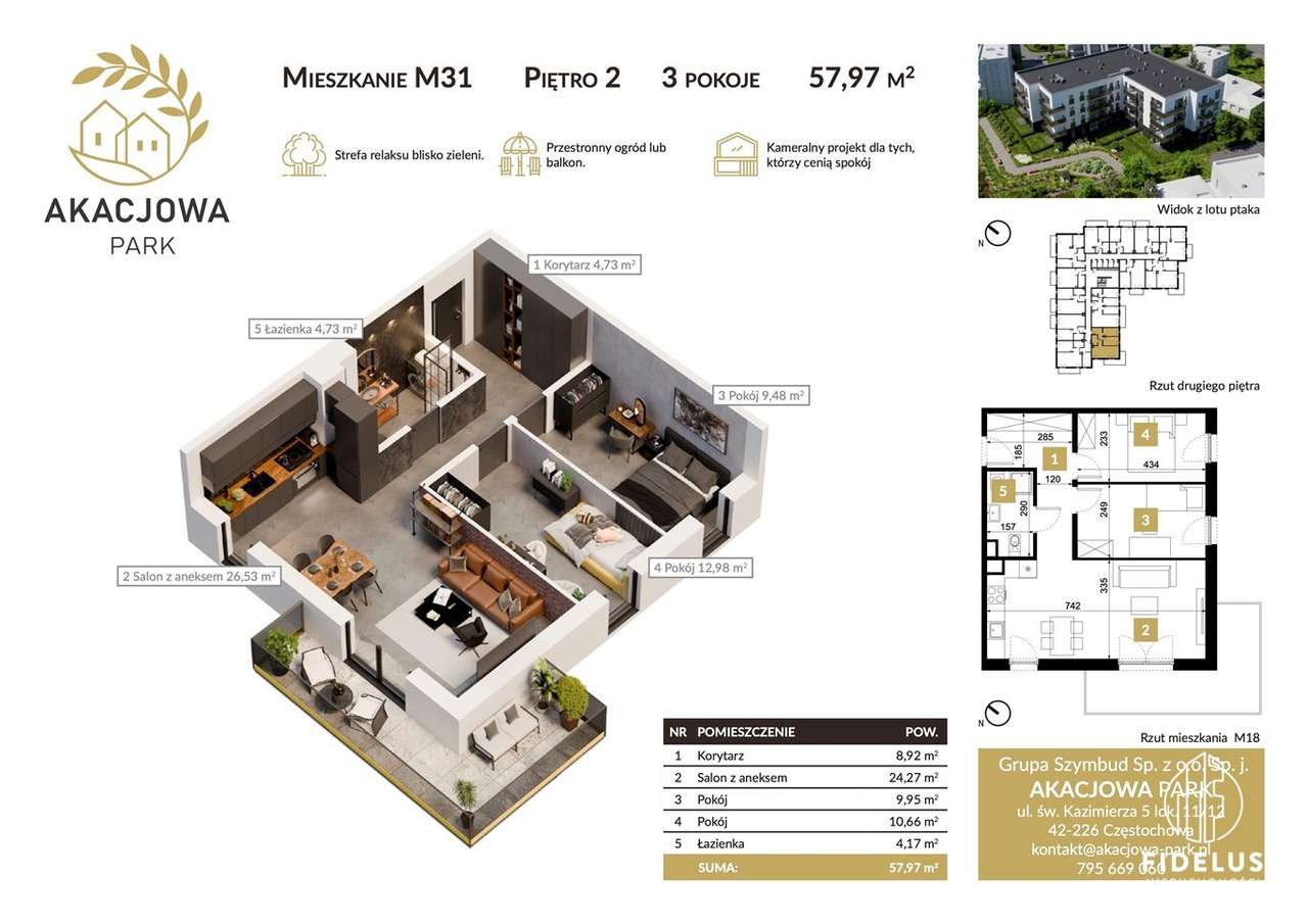 3 pokoje, mieszkanie na sprzedaż - Sosnowiec, Centrum - 67565125 • www ...