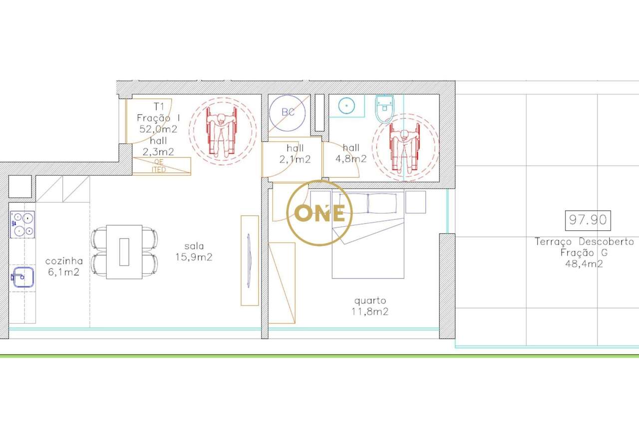 T1, apartamento para comprar - Antas e Abade de Vermoim, Vila Nova de ...